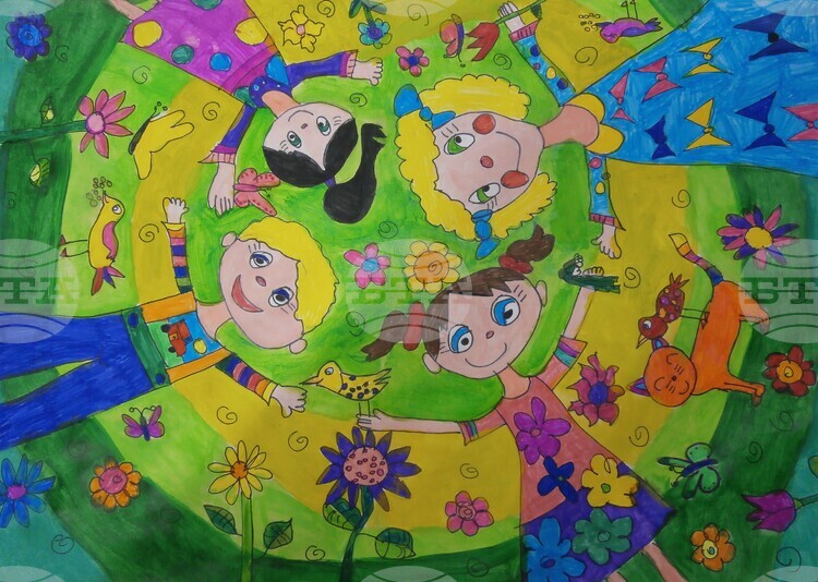 БТА :: Малки художници от плевенската арт школа "Колорит" са отличени с ...